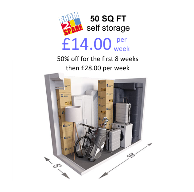 50 SQ FT SELF STORAGE ROOM Room2Spare Ltd 50 SQ FT SELF STORAGE ROOM Room2Spare Ltd
